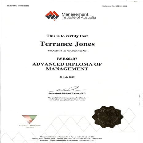 Level 6 - Advanced Diploma in Management | PDF
