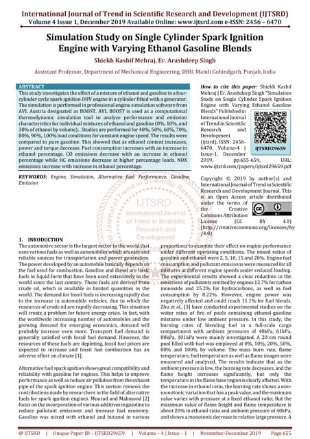 Theoretical analysis of compression ignition engine performance fuelled with | PDF