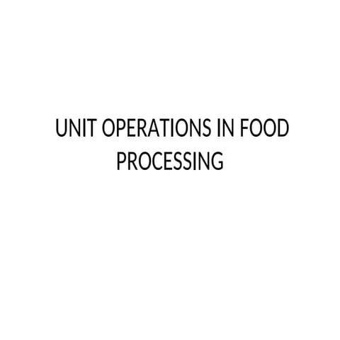 mechanical seperation in food | PPTX