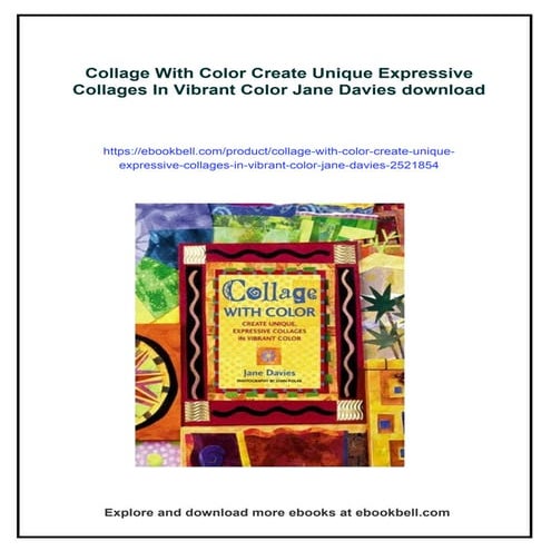 Collage With Color Create Unique Expressive Collages In Vibrant Color ...