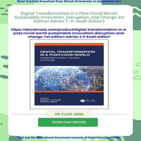 Digital Transformation in a Post-Covid World: Sustainable Innovation ...