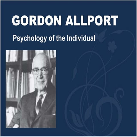 gordon allport | PPT