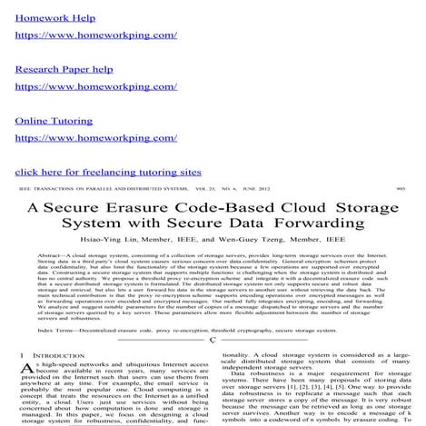 Secry Secure File Storage On Cloud Using Hybrid Cryptography