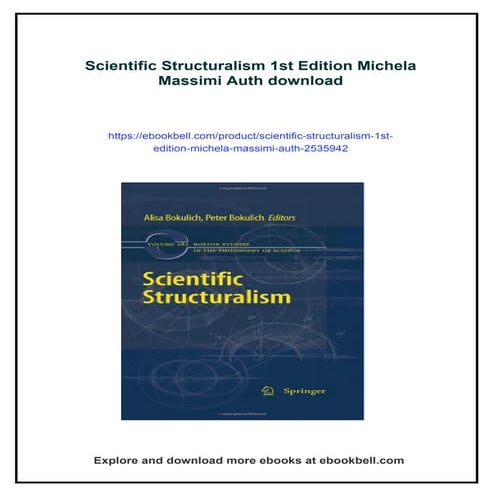 Scientific Structuralism 1st Edition Michela Massimi Auth | PDF