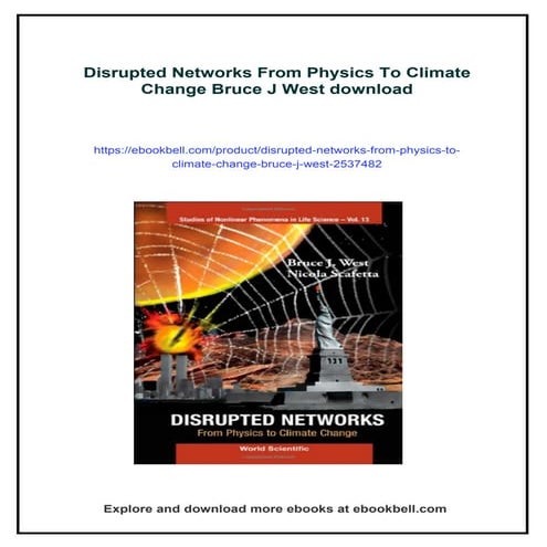 Disrupted Networks From Physics To Climate Change Bruce J West | PDF