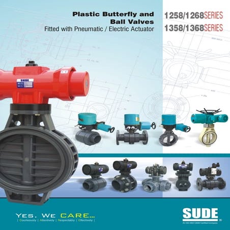 1268 plastic butterfly & ball valves with actuator | PDF