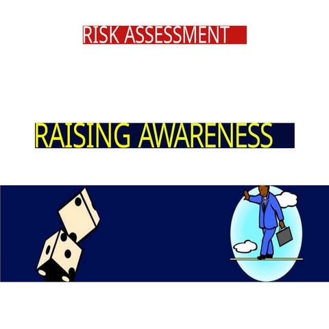 risk assessment raising awareness safety training | PPT