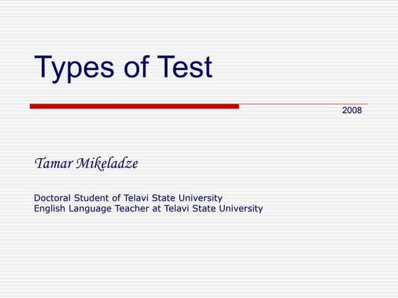 Discrete point test 1 | PPT