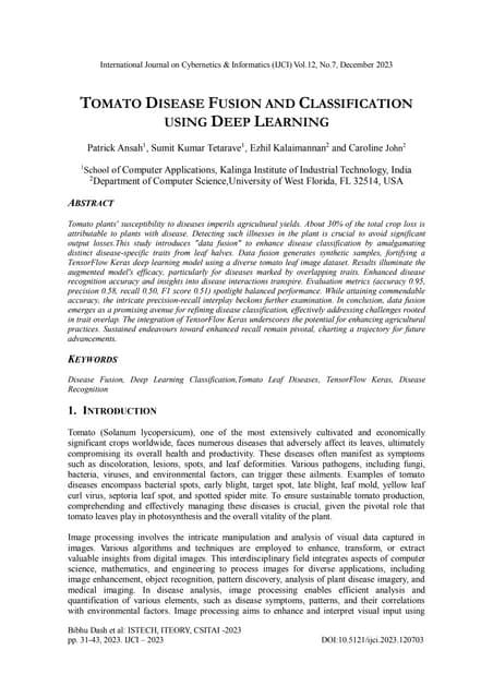 An optimized transfer learning-based approach for Crocidolomia pavonana ...