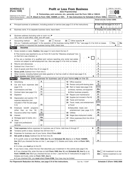 Form 1040, Schedule D-Capital Gains and Losses | PDF