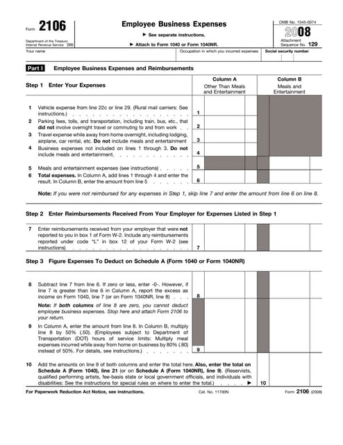 Form 1040, Schedule C-Profit or Loss From Business | PDF