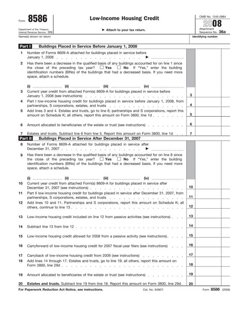 Inst 8609-A-Instructions for Form 8609-A, Annual Statement for Low ...