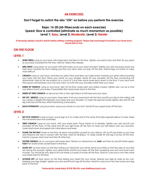 FIFA 11+ POSTER: Warm-Up to Prevent Injuries | PDF | Running and ...