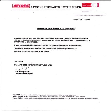 AFCONS | PDF