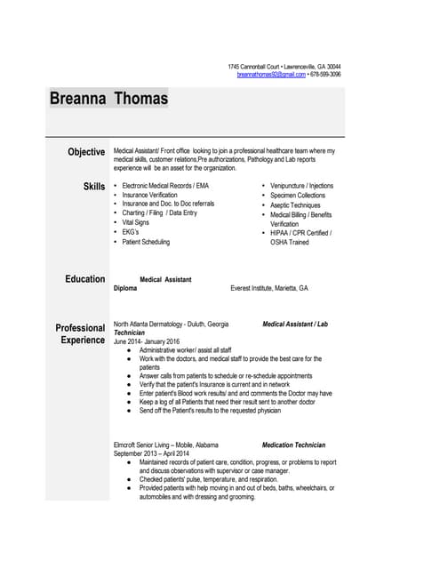 Angela Saunders Resume 2 | PDF