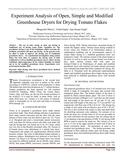 Fabrication and Analysis of Zeer Refrigeration for Preservation of Fruits and Vegetables.pptx