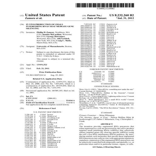128 phillip d. zamore - 8232260 - in vivo production of small ...