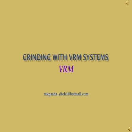 VRM | PPT | Free Download
