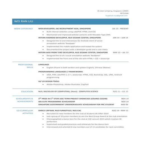 Resume (Vu Ngoc Quang) | PDF