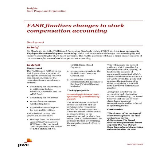 pwc-fasb-finalizes-changes-to-stock-compensation-accounting | PDF