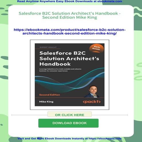 Salesforce B2c Solution Architects Handbook Second Edition Mike King Pdf