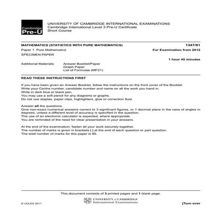 129215 specimen-paper-and-mark-schemes | PDF