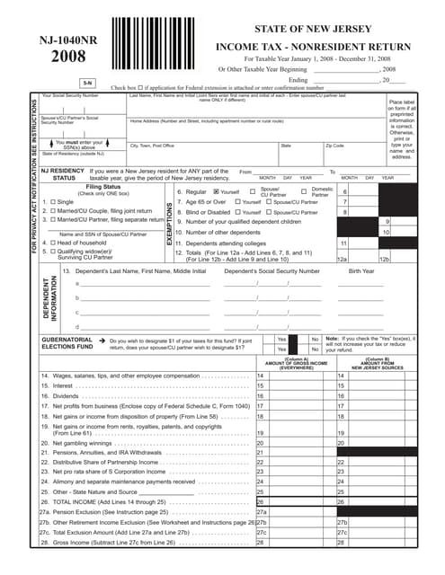 Individual Income Tax Return Short Form and Instructions | PDF