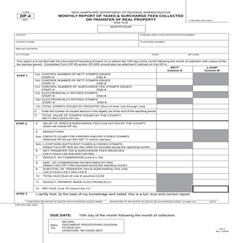 Real Estate Transfer Tax Declaration of Consideration | PDF