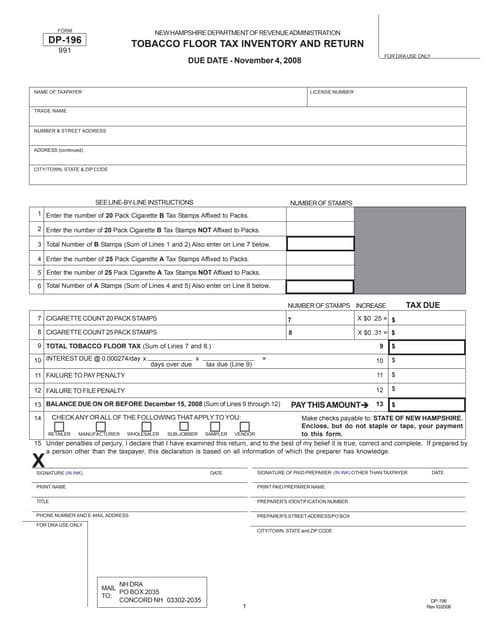 Texas Cigarette, Cigar and Tobacco Products Report Forms | PDF