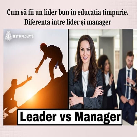 Cum să fii un lider bun în educația timpurie. Manager-Lider.ppt