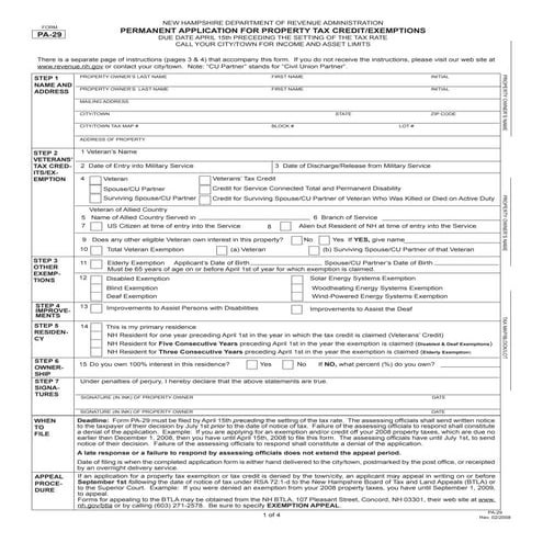 Homestead exemption form | PDF