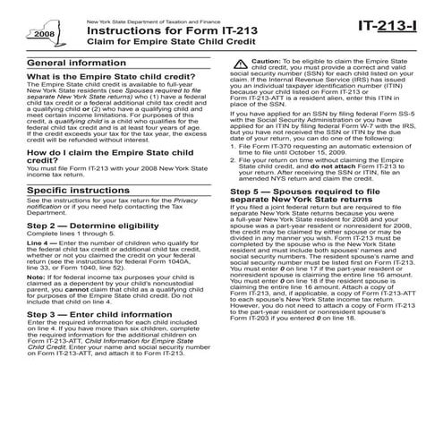 IT-215 Claim for Earned Income Credit and instructions | PDF