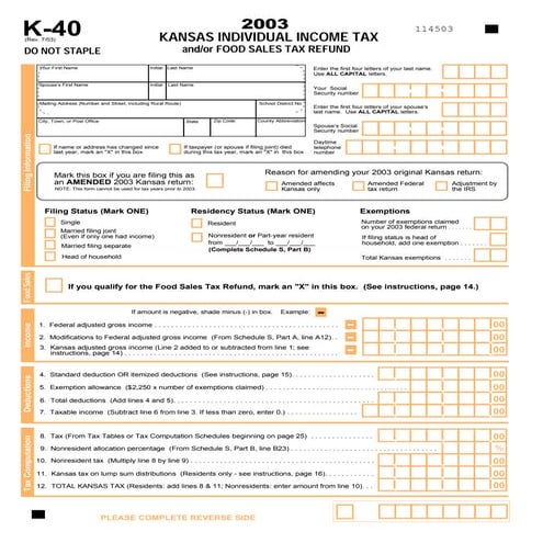 k- 4003 ksrevenue.org | Government Support and Welfare | Financial ...