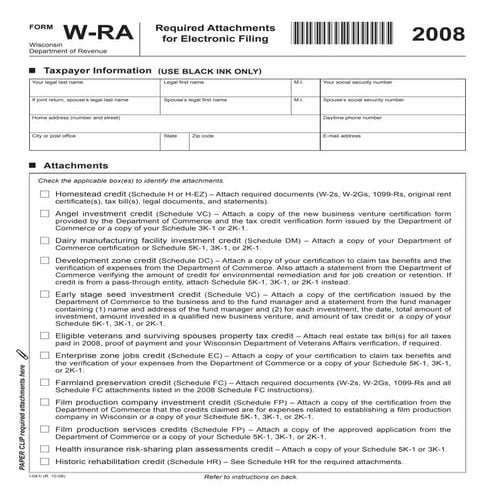 Form W-RA | PDF
