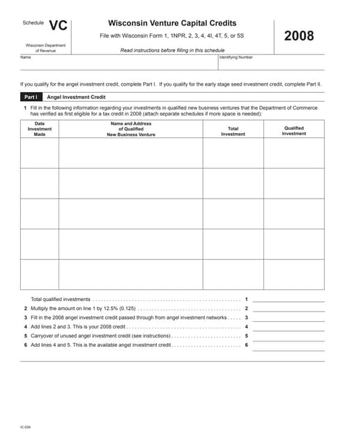 Schedule VC | PDF Schedule VC | PDF