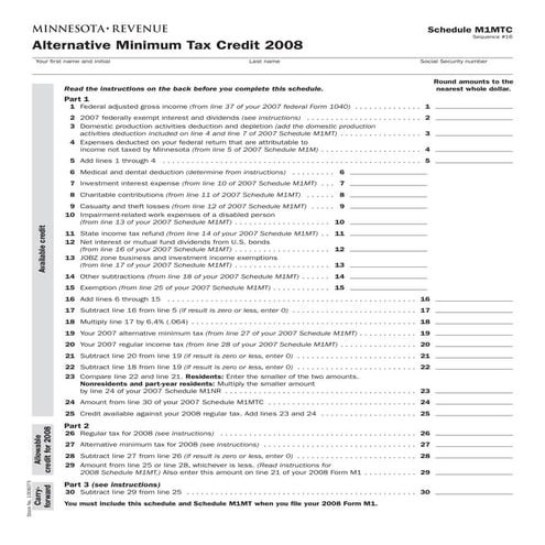 M1MTC taxes.state.mn.us