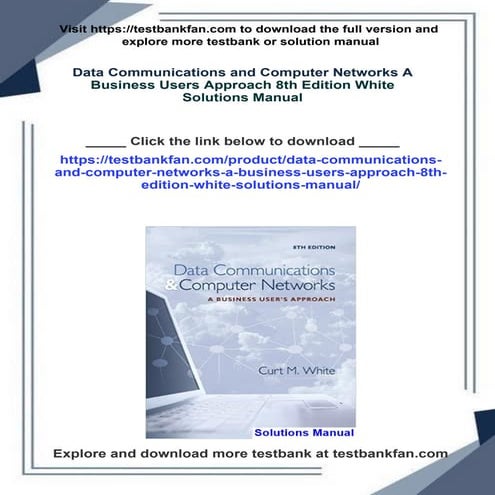 Complete Answer Guide for Data Communications and Computer Networks A ...