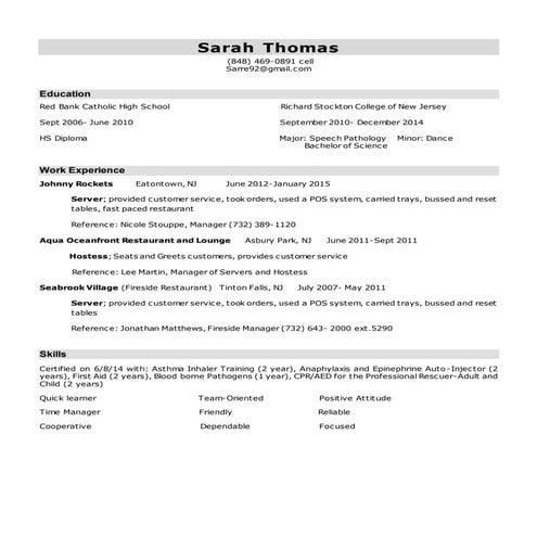 Resume Updated - 2016 | DOC