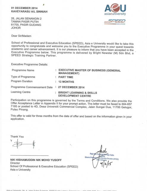 Offer Letter | PDF