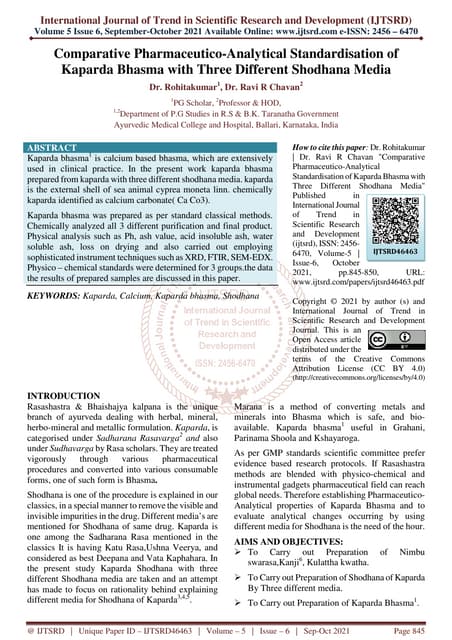 Preparation of Aristas and Standerdization of Ayurvedic dosage forms ...