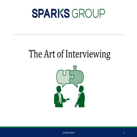 The Art of Interviewing | PPT