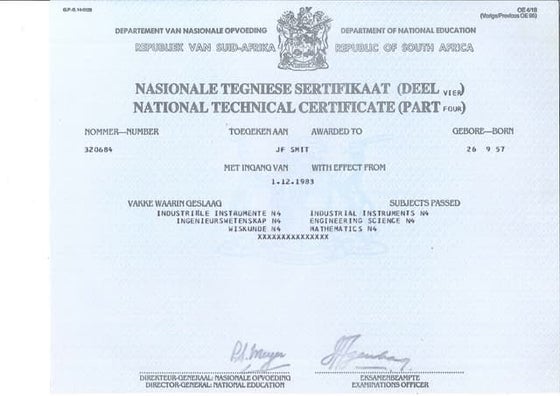 N4 Certificate HD | PDF