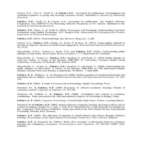 E Fulcher publications | DOCX