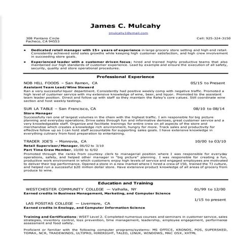 Roger Belmonte Resume | DOCX