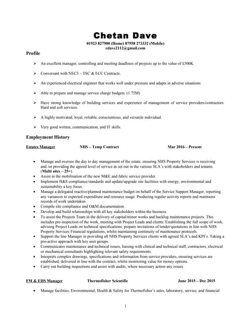 ANDY CV | DOC
