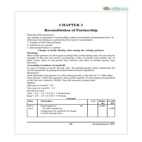 12 accountancy notes_ch03_change_in_profit_sharing_ratio_of_existing ...