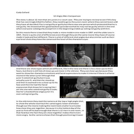 12 angry men essay | PDF