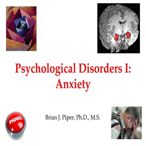 Introductory Psychology: Anxiety | PPT | Brain and Nervous System ...