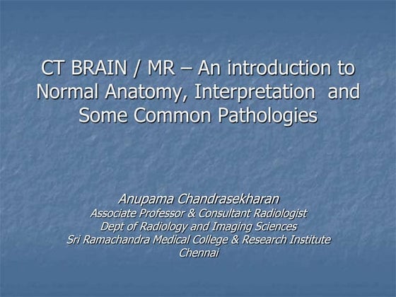 INTRA CRANIAL HEMORRHAGE- AGING BLOOD ON MRI | PPTX