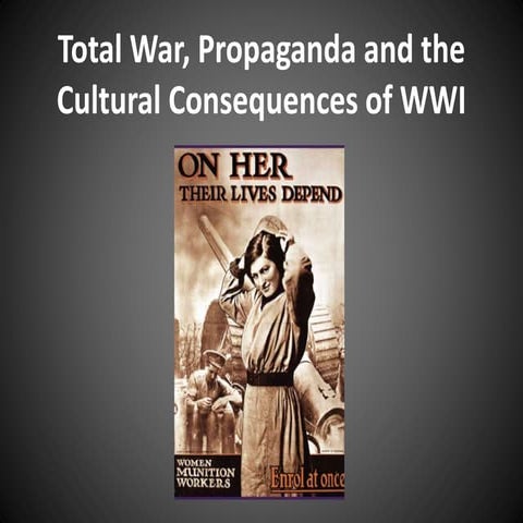 WWI - Total War & Propaganda | PPT